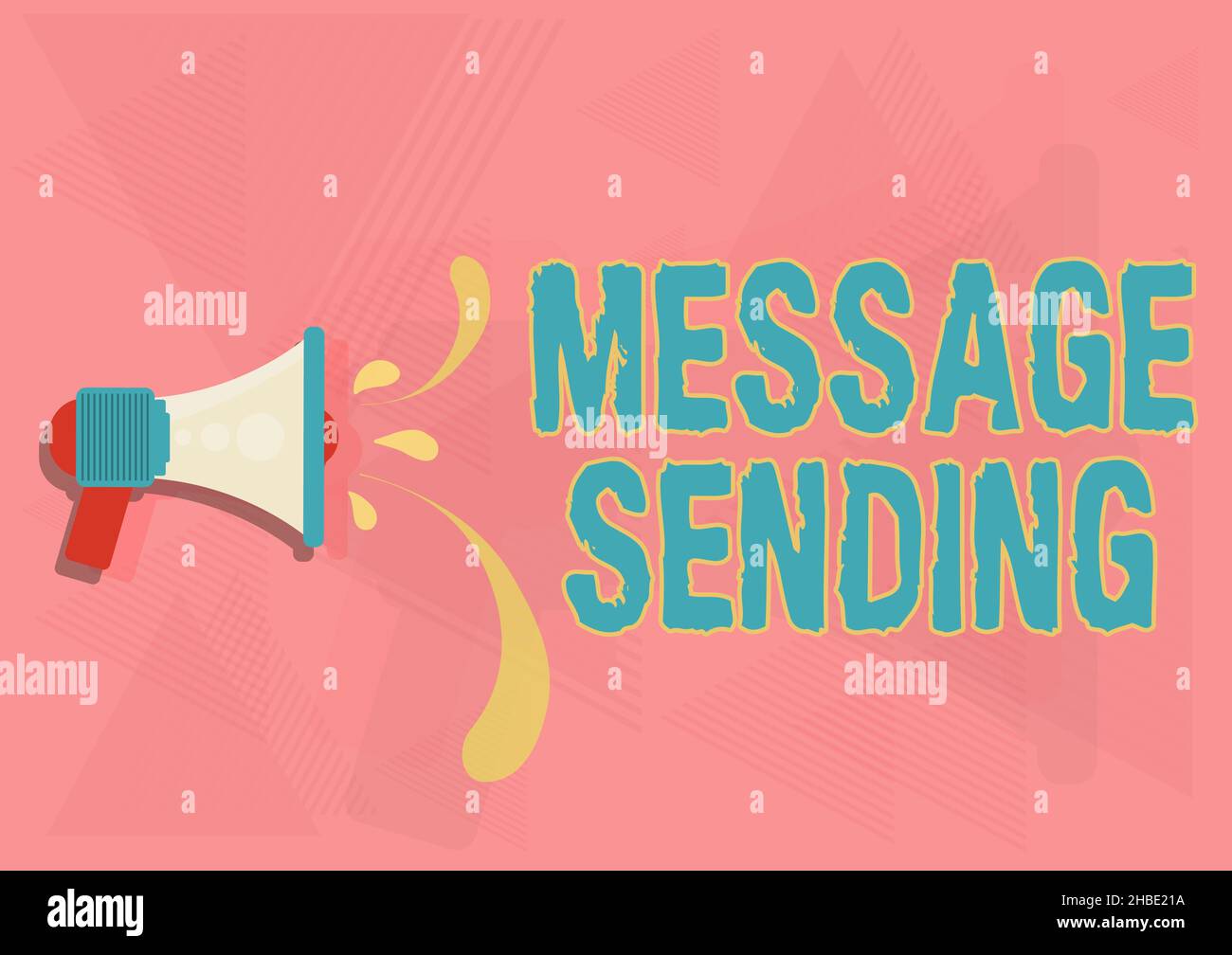 Hand writing sign Message Sending. Business concept to convey or ...