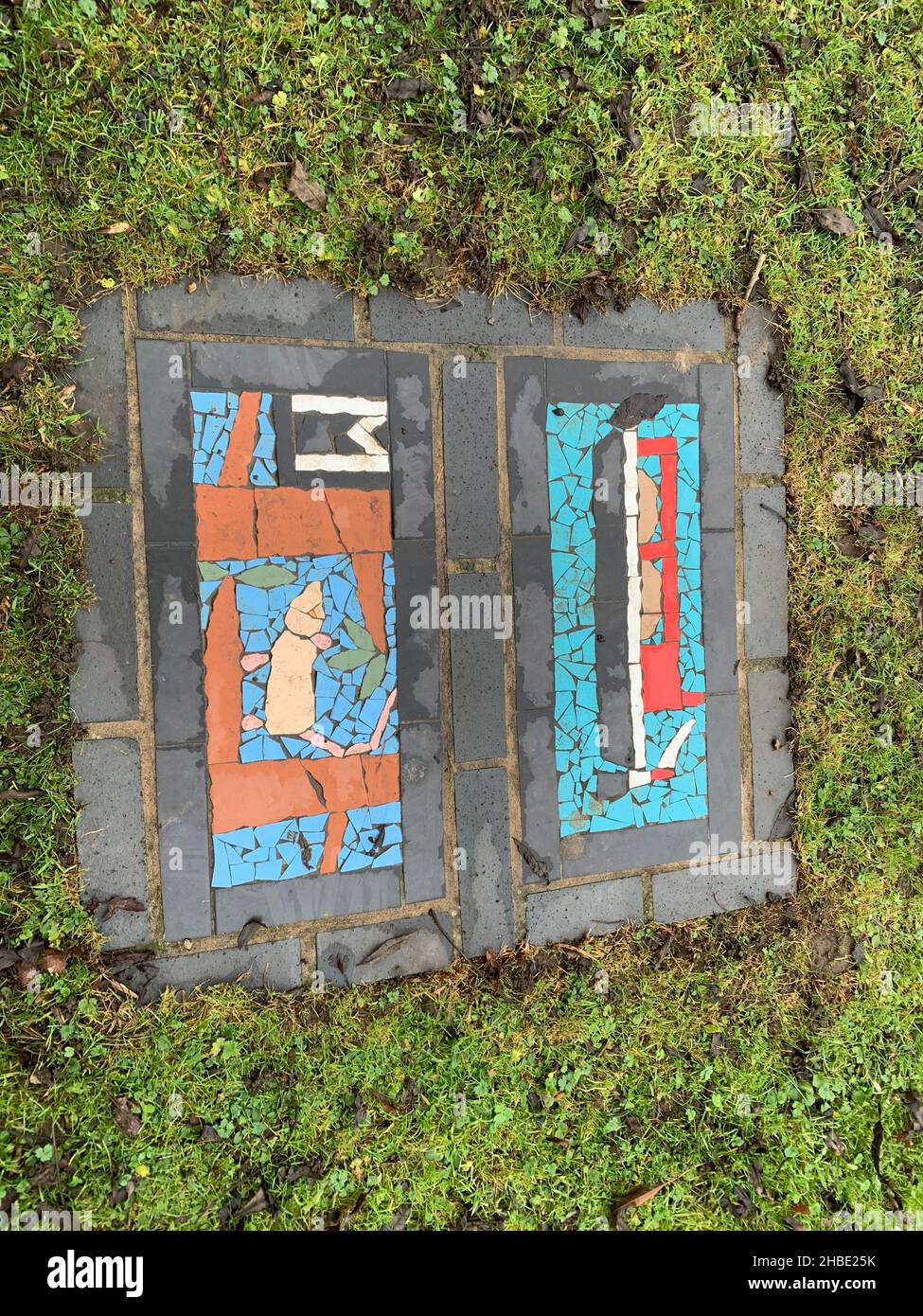 Grand Union Canal Northampton Northamptonshire UK art artistic style ...