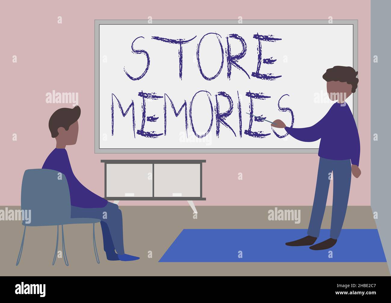 Text caption presenting Store Memories. Conceptual photo a process of ...