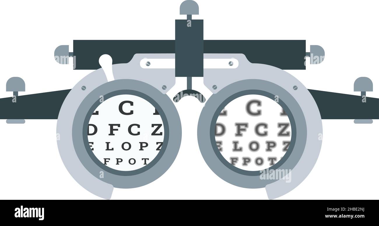 Diopter myopia eye vision Stock Vector Images - Alamy