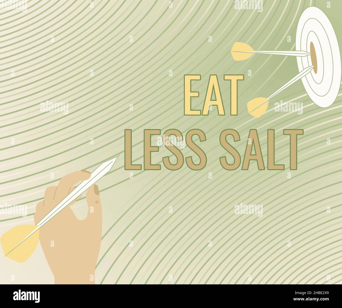 Text showing inspiration Eat Less Salt. Word Written on reducing the ...