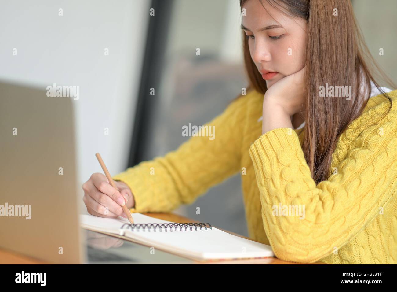 Female teacher school library students hi-res stock photography and ...