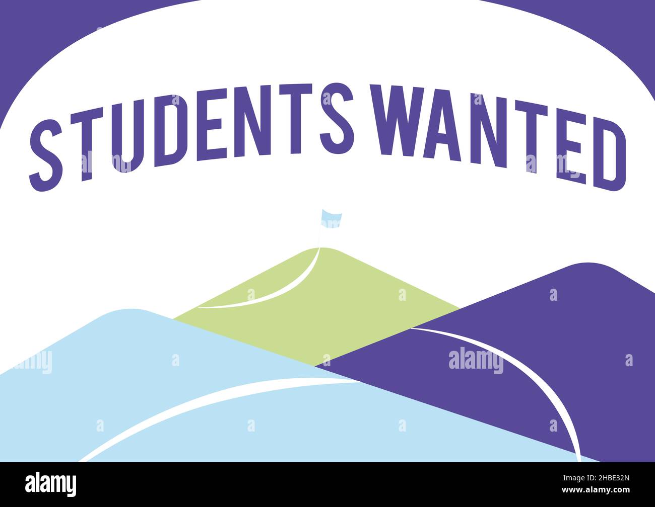 Text sign showing Students Wanted. Conceptual photo list of things ...