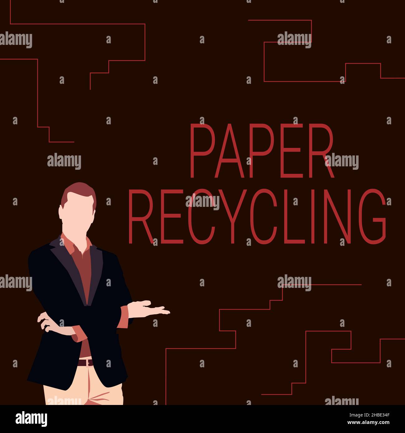Text showing inspiration Paper Recycling. Word Written on Using the ...