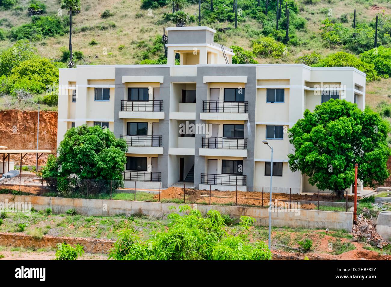 Top view of an Indian colony looking awesome from top of a building ...