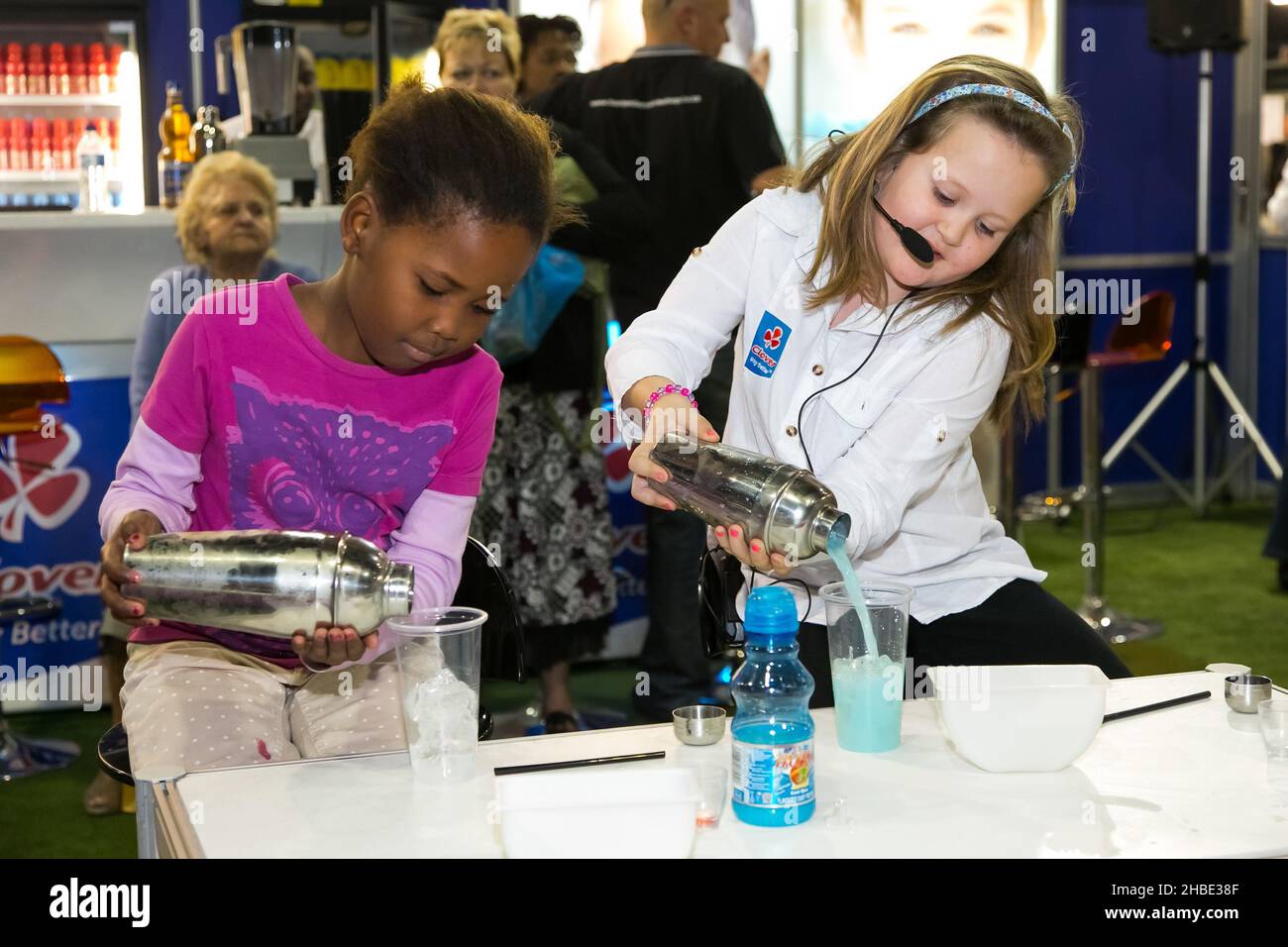 JOHANNESBURG, SOUTH AFRICA - Oct 15, 2021: Adorable kids making ...