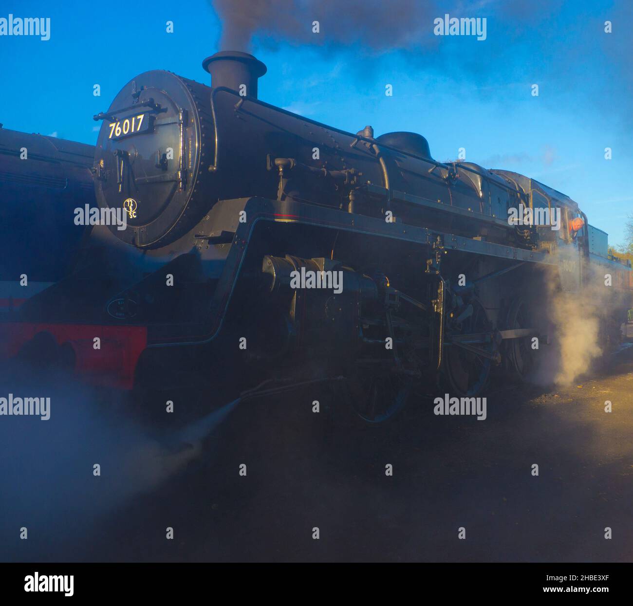 The british railways standard class 4mt steam locomotive 76017 hi-res ...