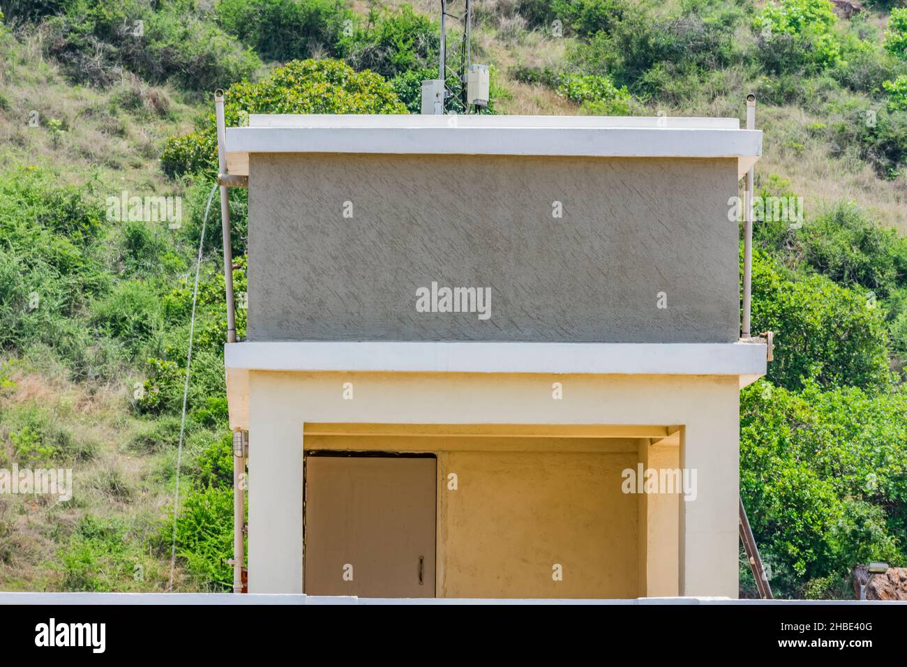 colony water tank close pattern view looking creative with a lot of ...