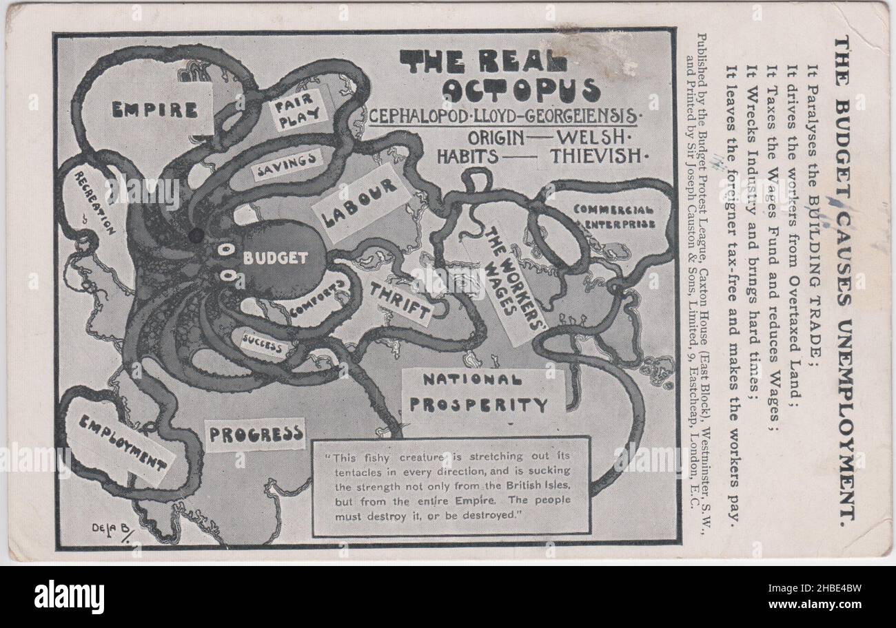 People's budget 1909 hi-res stock photography and images - Alamy