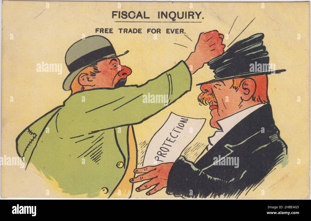 Protectionism cartoon hi-res stock photography and images - Alamy