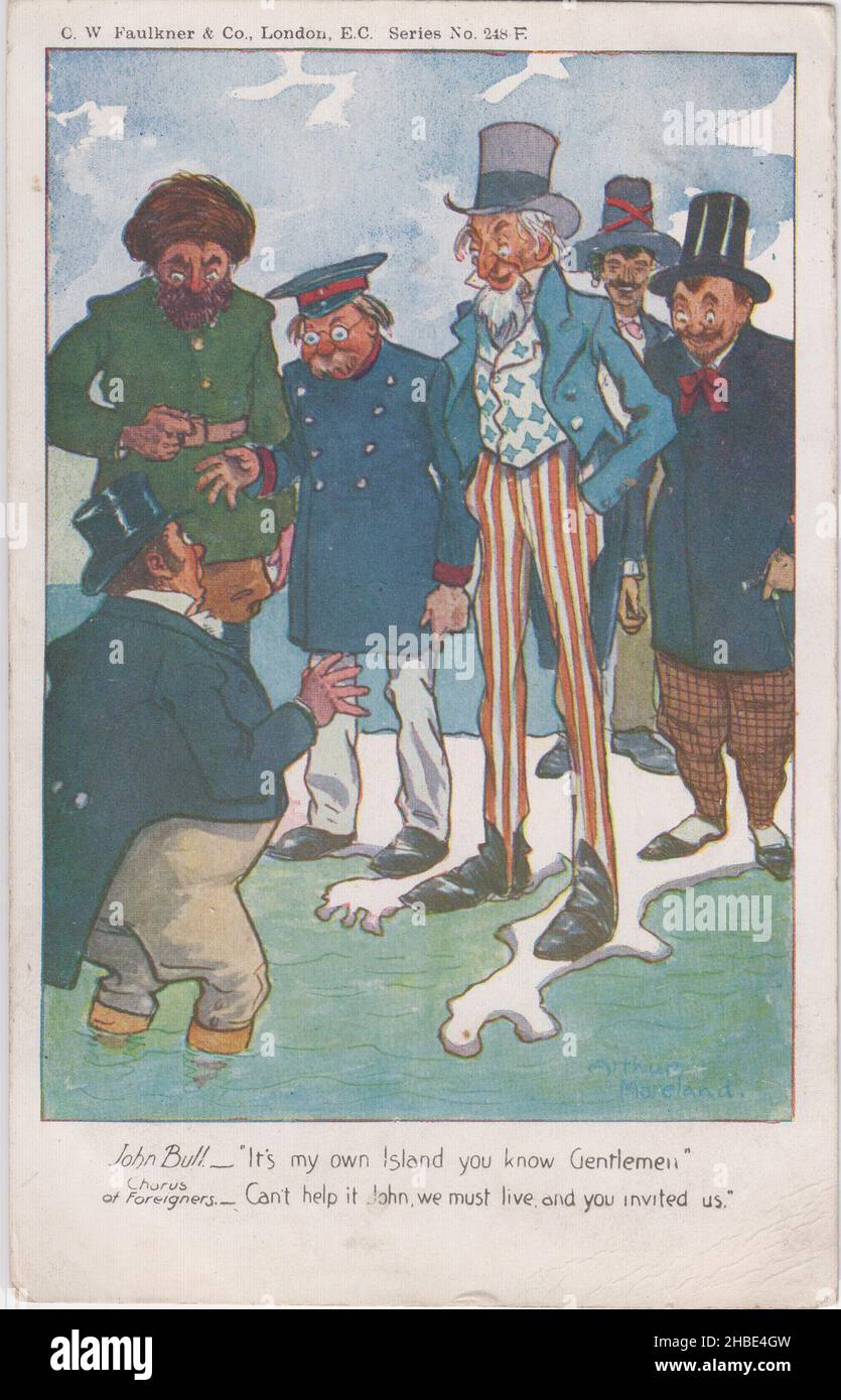 Early 1900s political cartoon hi-res stock photography and images - Alamy