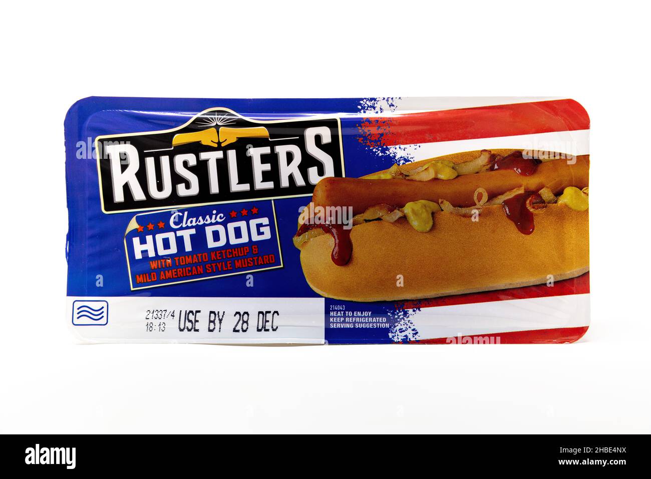 Rustlers Classic Hot Dog Stock Photo - Alamy
