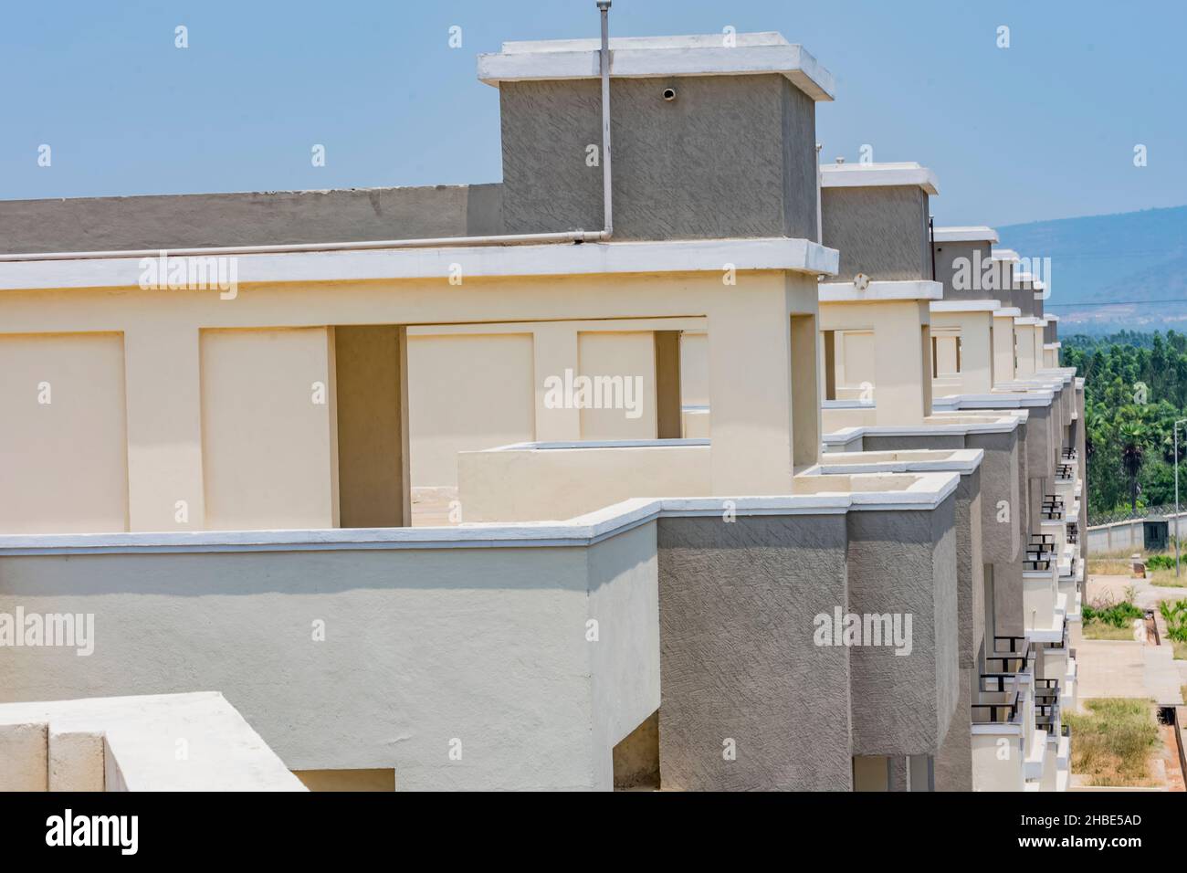 colony water tank close pattern view looking creative with a lot of ...