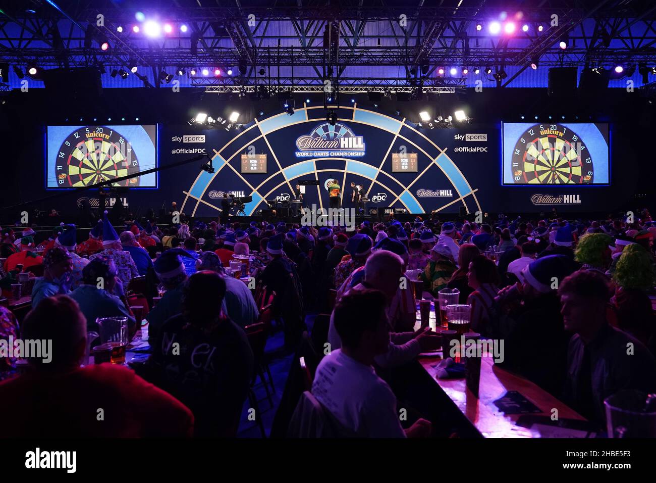 Spectators watch on during the match between Jason Heaver and Gordon ...