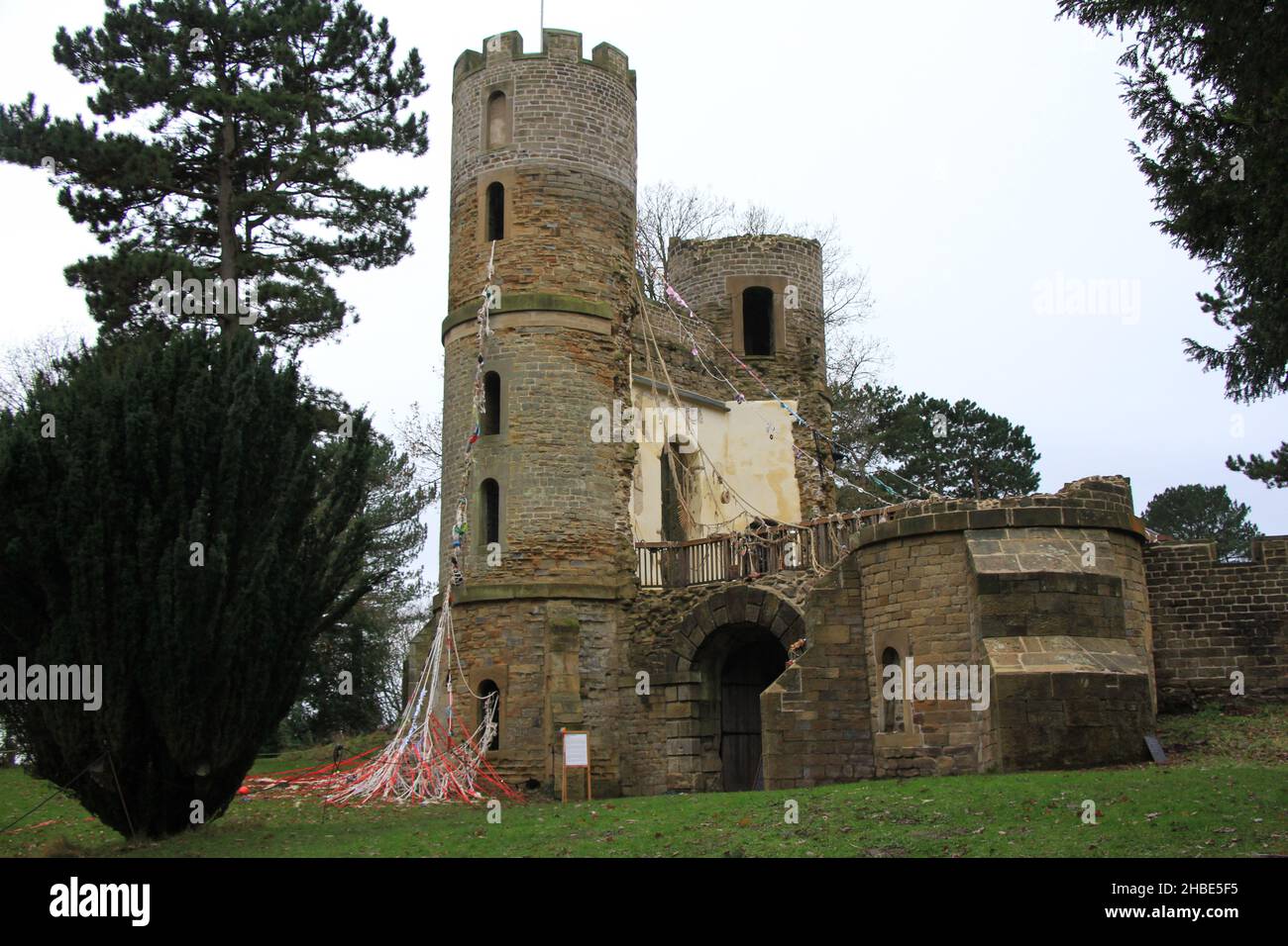 Fake ruined castle hi-res stock photography and images - Alamy