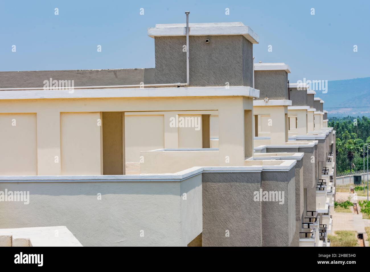 colony water tank close pattern view looking creative with a lot of ...