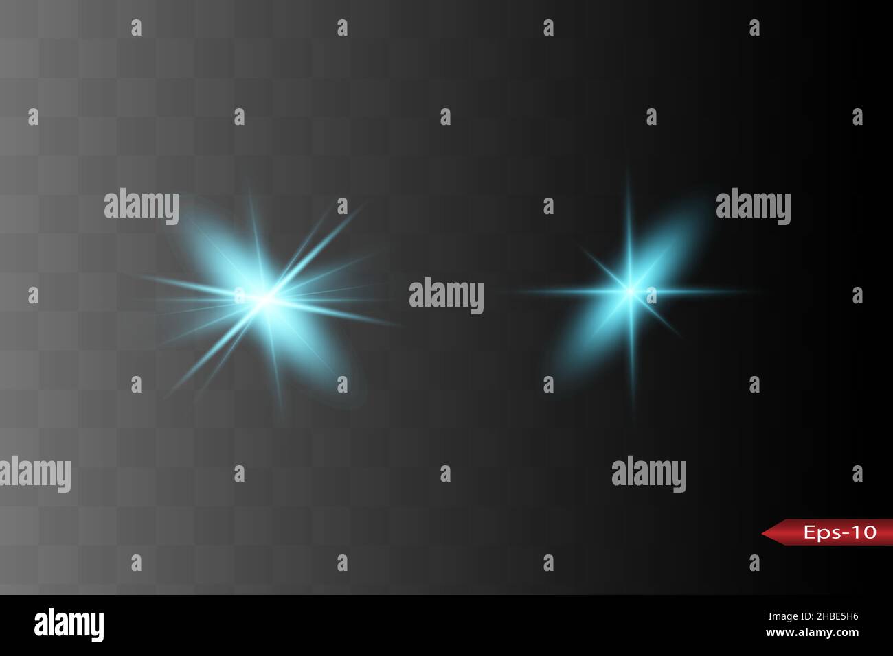 Glow isolated blue light effect, lens flare Stock Vector Image & Art ...