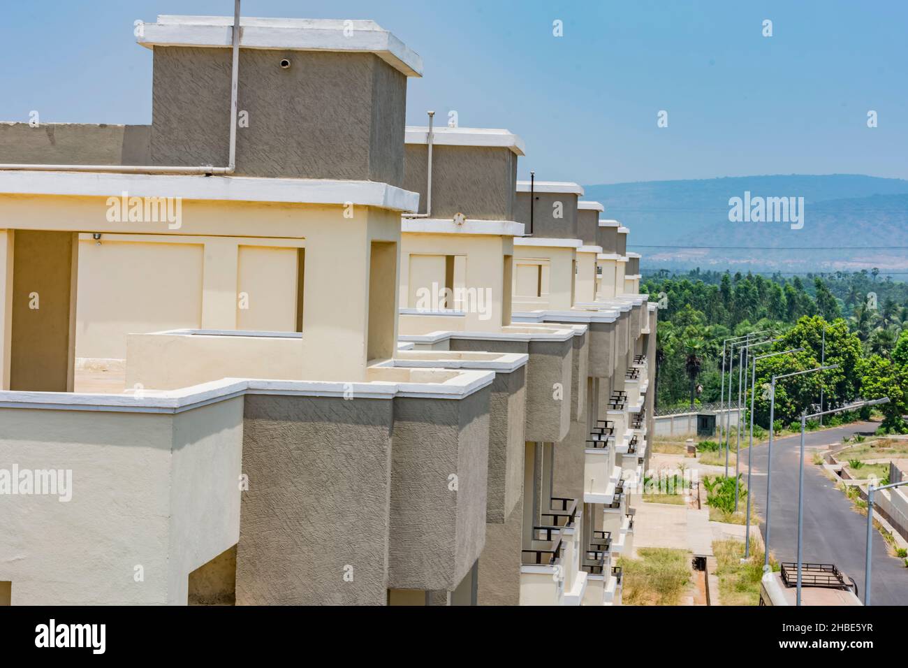 colony water tank close pattern view looking creative with a lot of ...