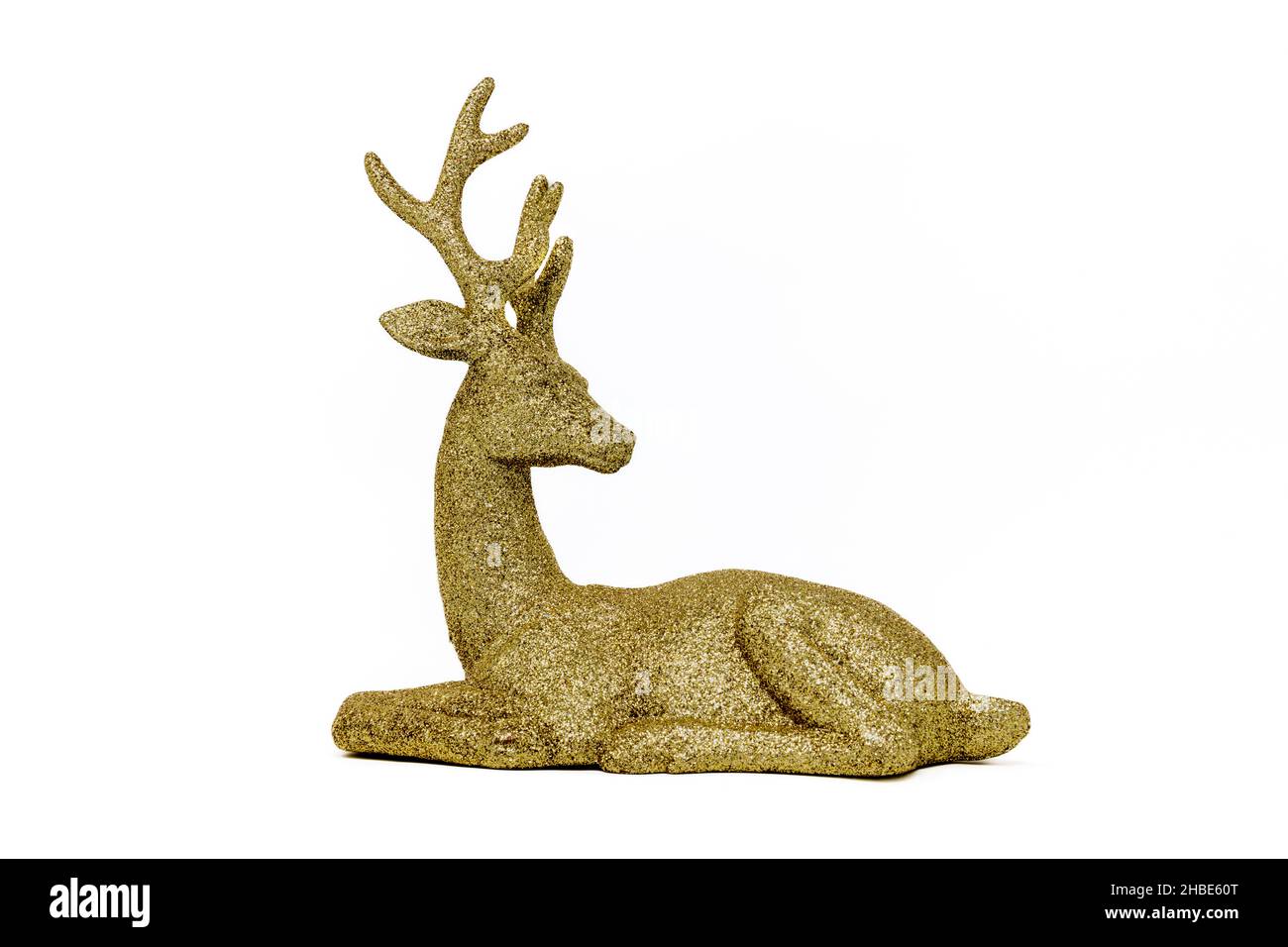 Christmas decorations white deer Cut Out Stock Images & Pictures - Alamy