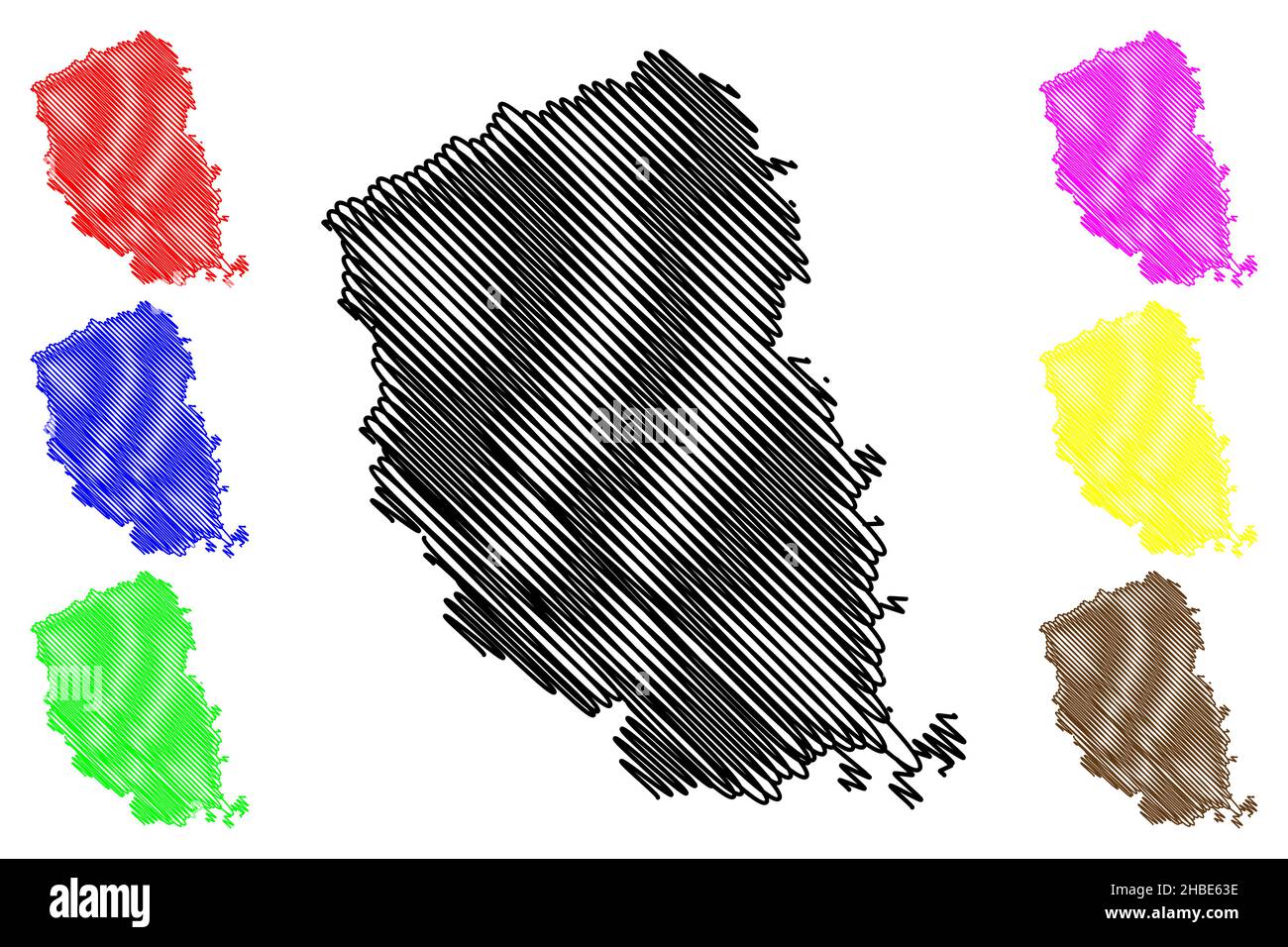 Mathura district (Uttar Pradesh State, Republic of India) map vector ...