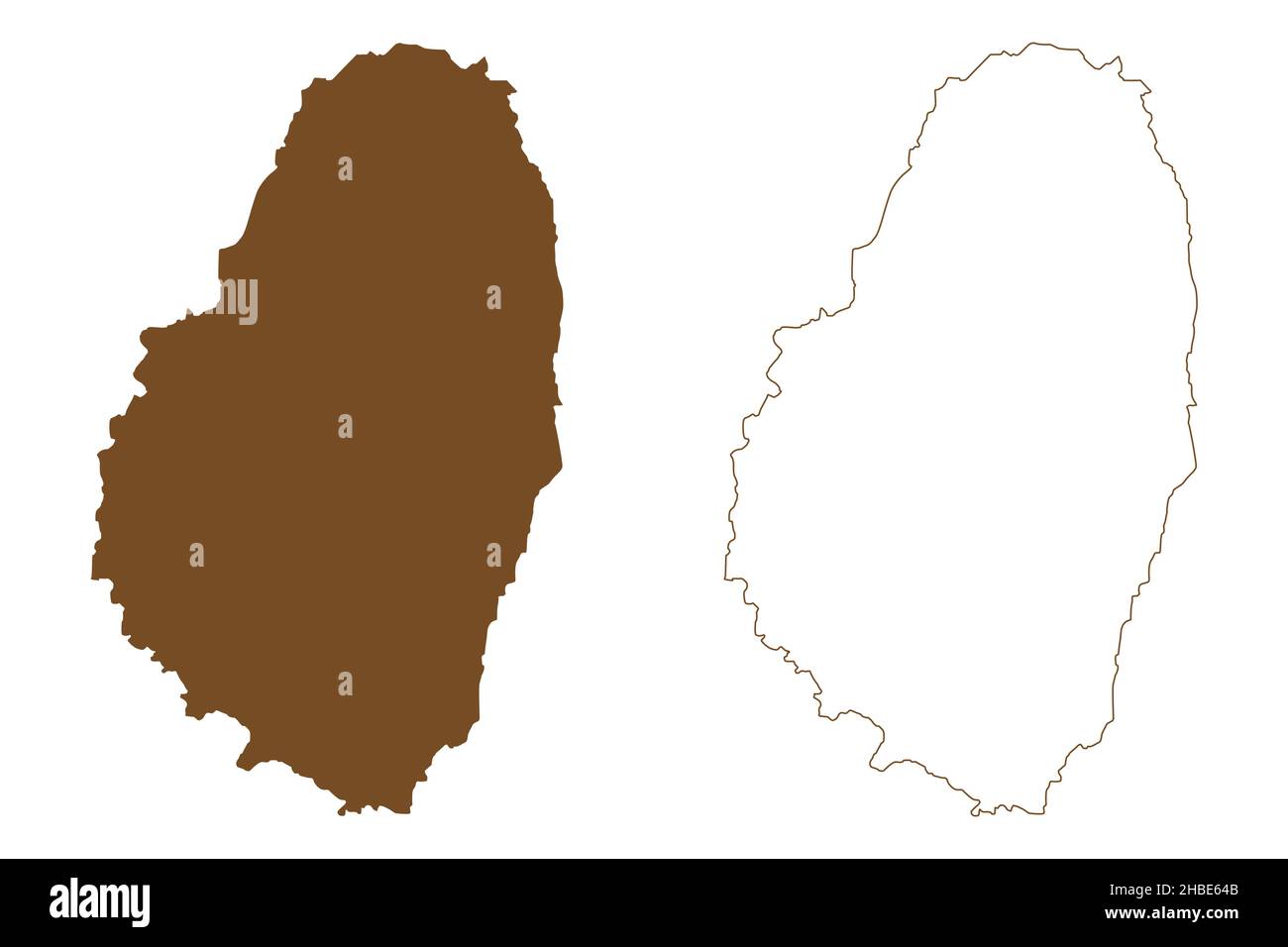 Saint Vincent island (Saint Vincent and the Grenadines, Cenrtal America ...