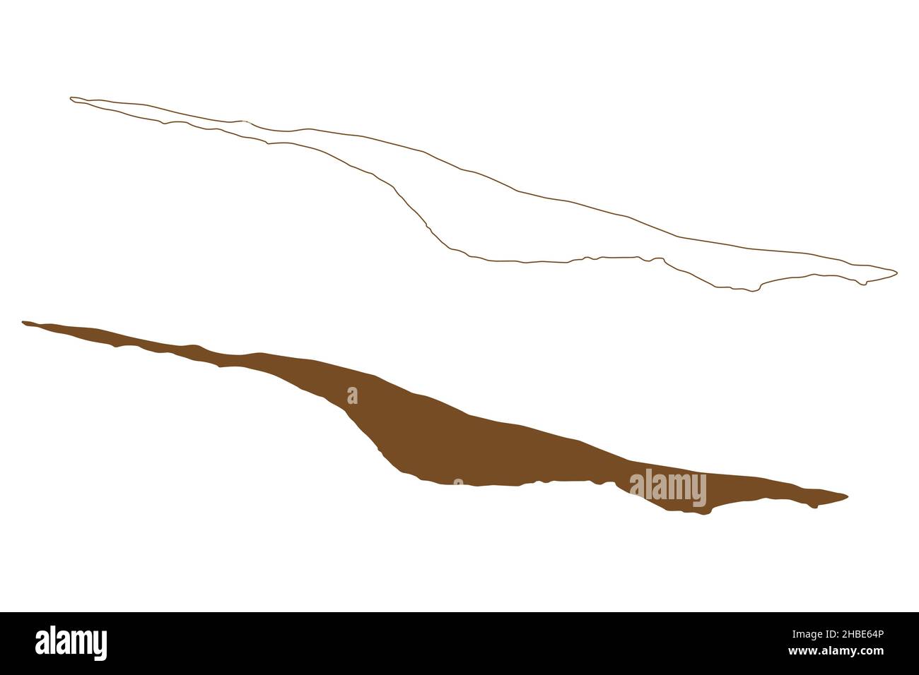 Srirangam island (Republic of India, Kaveri and Kollidam Rivers, Tamil ...