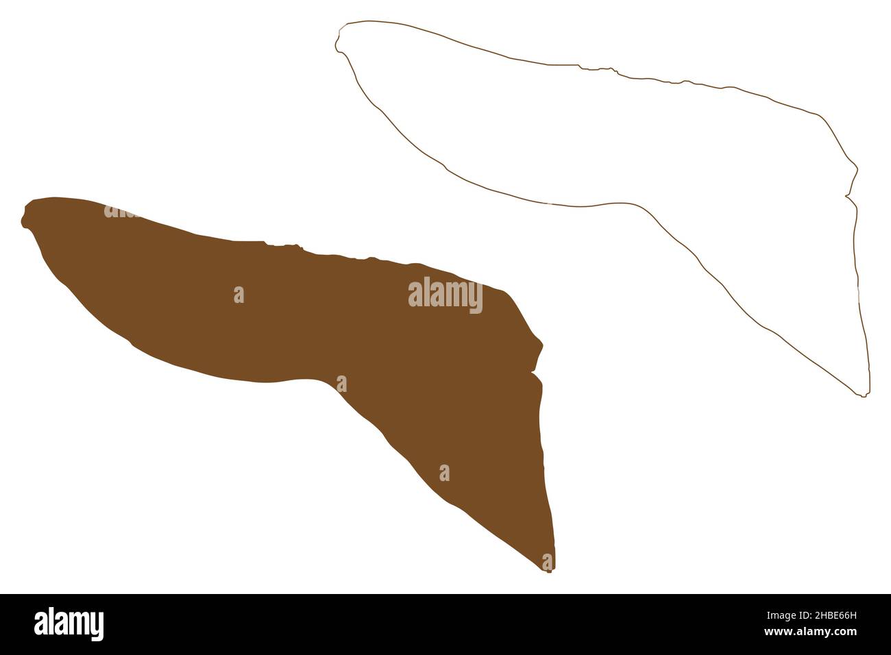 Bengkalis island (Republic of Indonesia, South East Asia) map vector ...