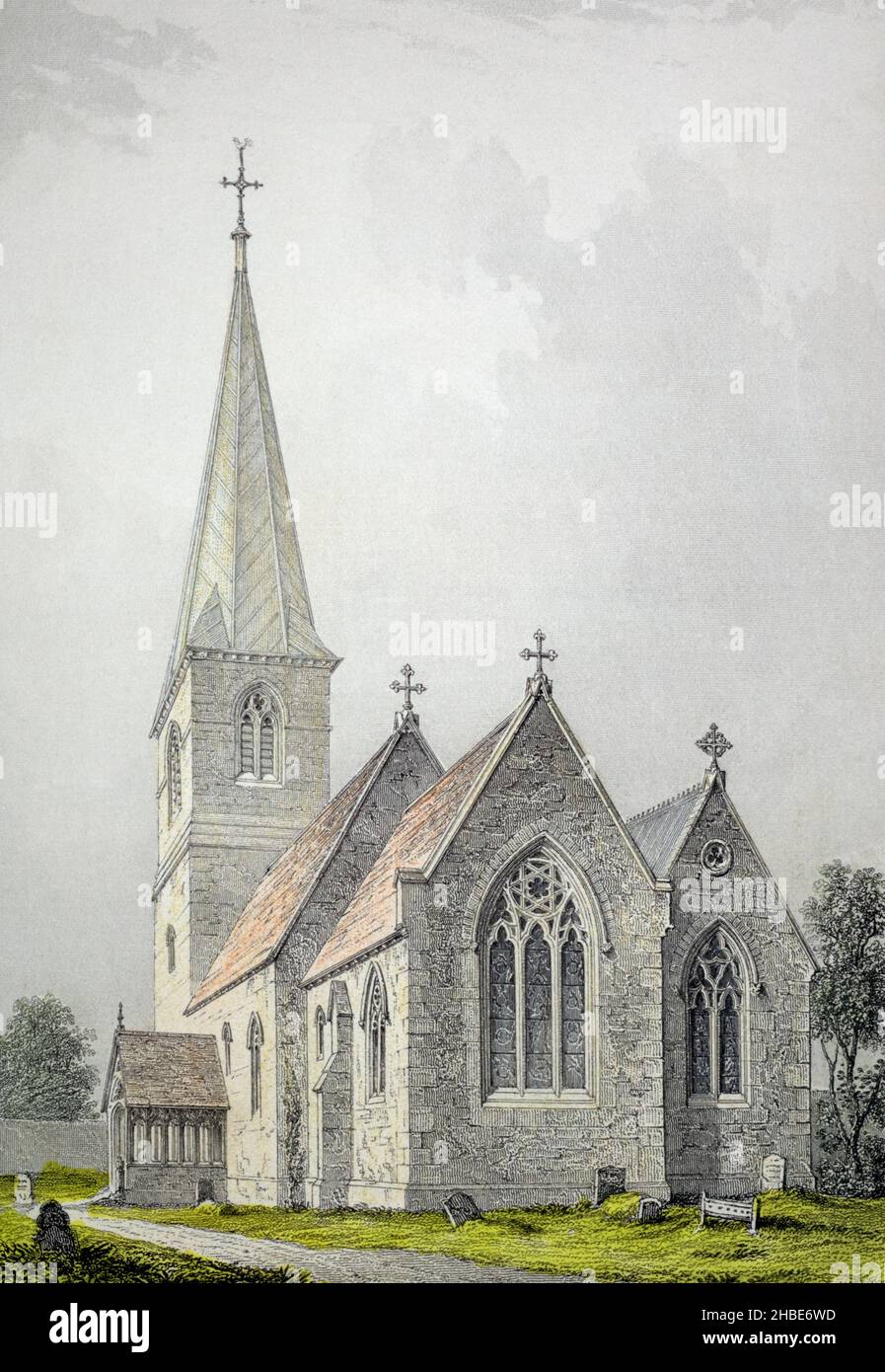 A historical view of Peper Hara Church - St. Nicholas Church in Peper ...