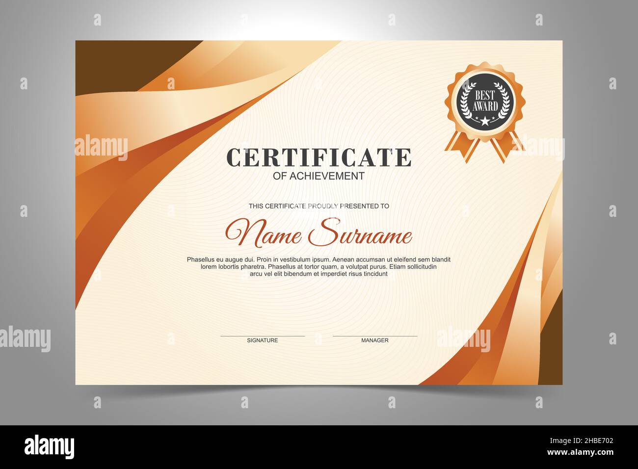 Colorful Certificate Template