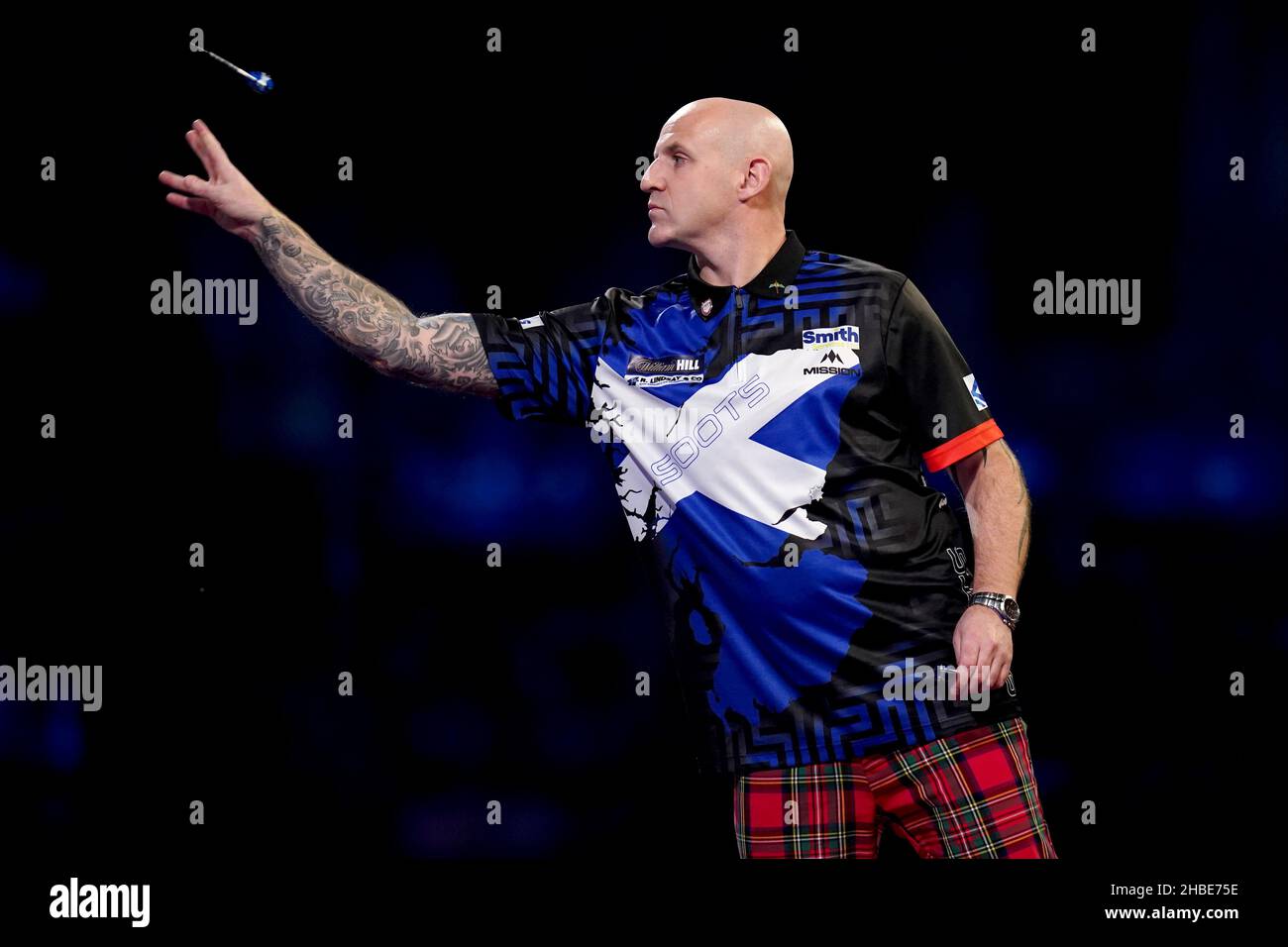 Alan Soutar during his match against Diogo Portela during day five of ...