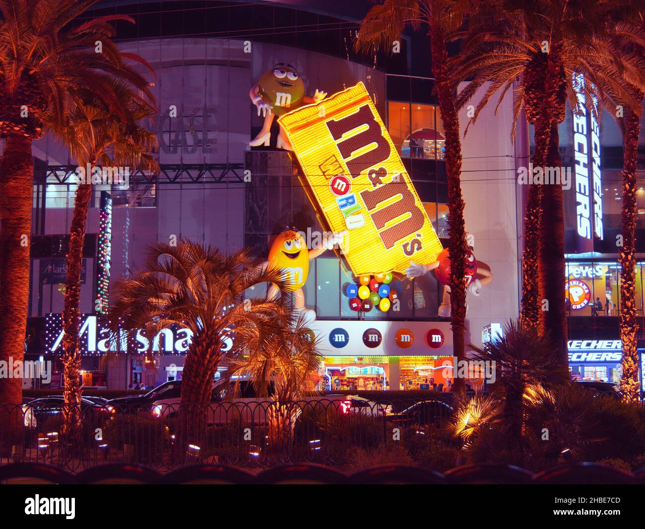 LAS VEGAS, UNITED STATES - Nov 18, 2021: The M&M World in Las Vegas ...