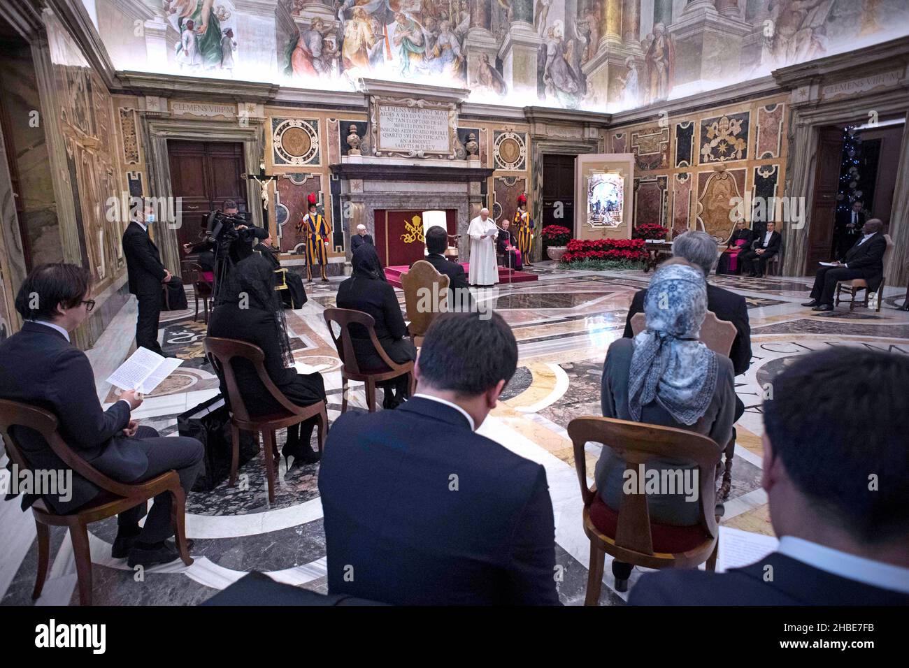 Pope Francis received in audience this morning - Ecc.mi Ambassadors of ...