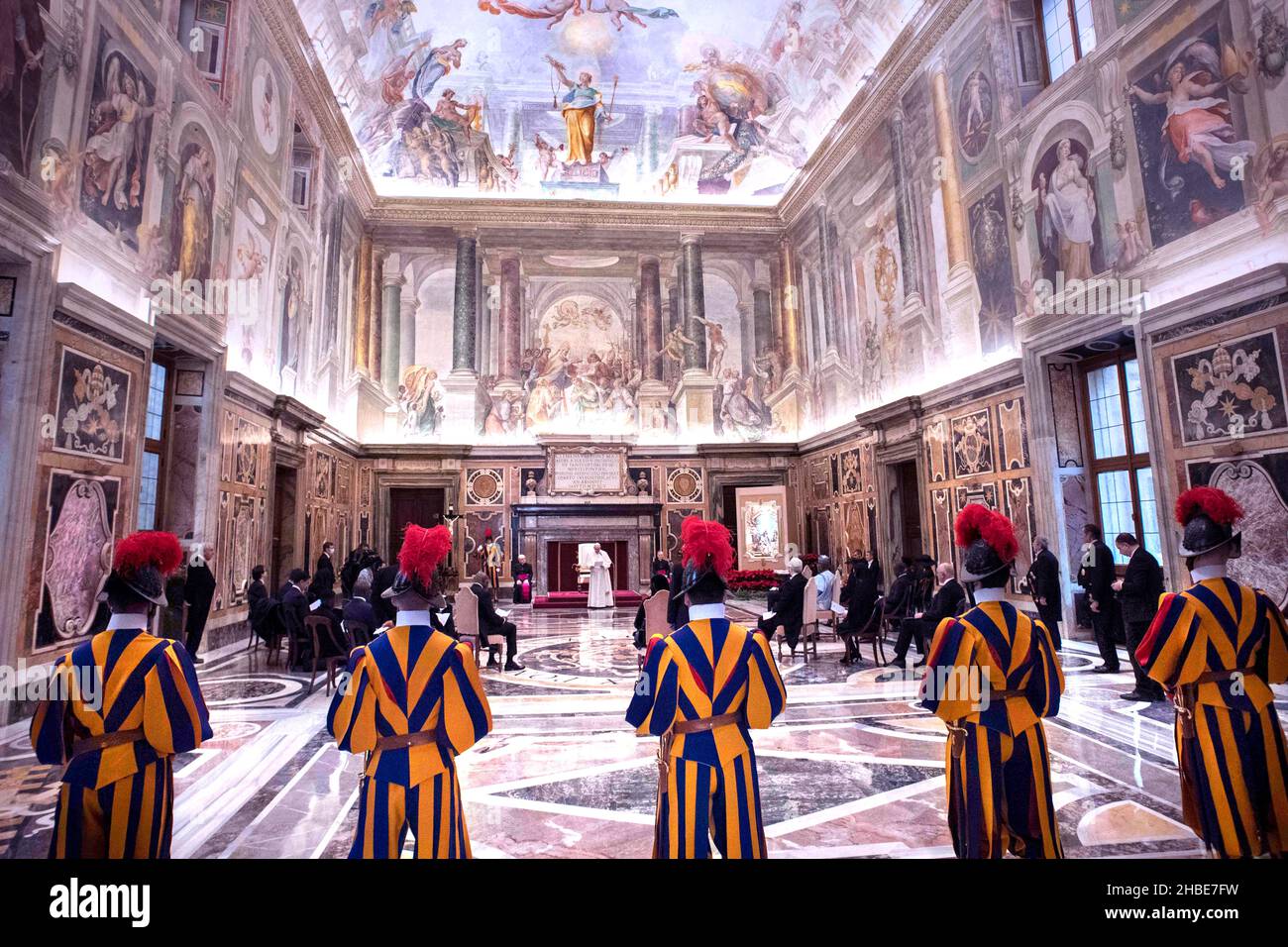 Pope Francis received in audience this morning - Ecc.mi Ambassadors of ...