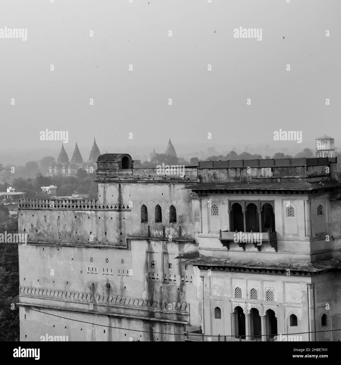 Jahangir Mahal (Orchha Fort) in Orchha, Madhya Pradesh, India, Jahangir ...