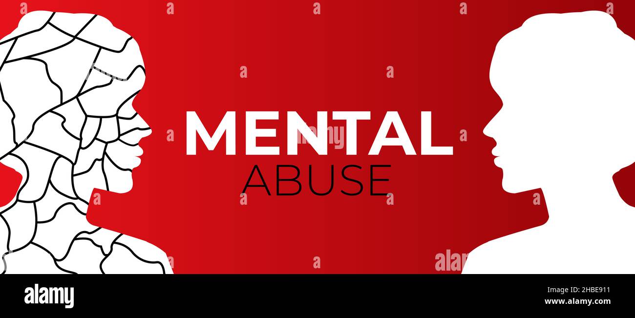 Mental abuse awareness Stock Vector Images - Alamy