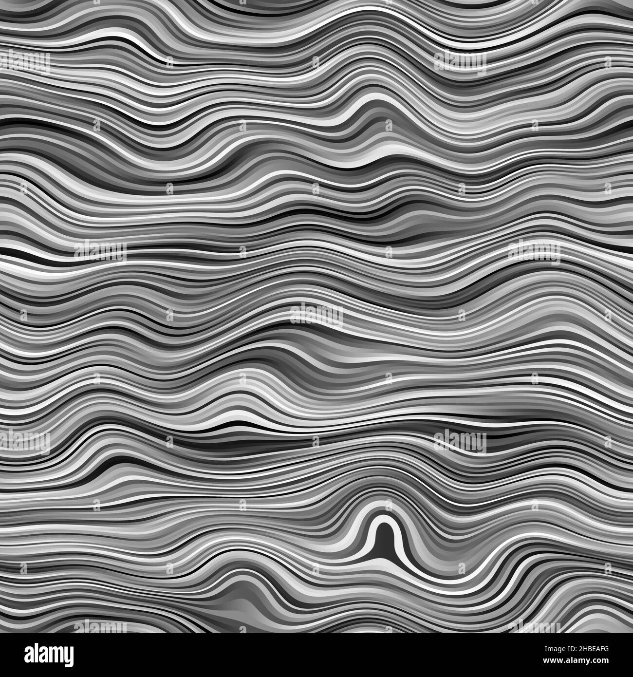 Seamless wavy monochrome stripes surface pattern design for background ...