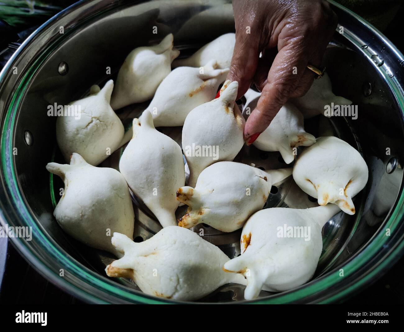 Kathmandu, Bagmati, Nepal. 19th Dec, 2021. A woman from Newar community ...
