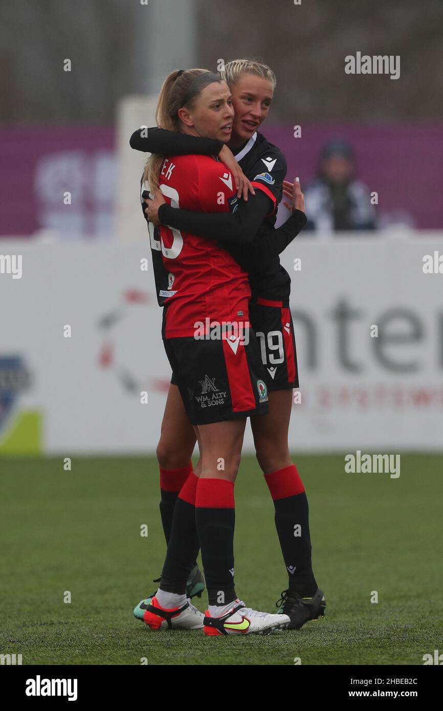 DURHAM CITY, GBR. DEC 19TH Blackburn Rovers' Ellie Leek celebrates with ...