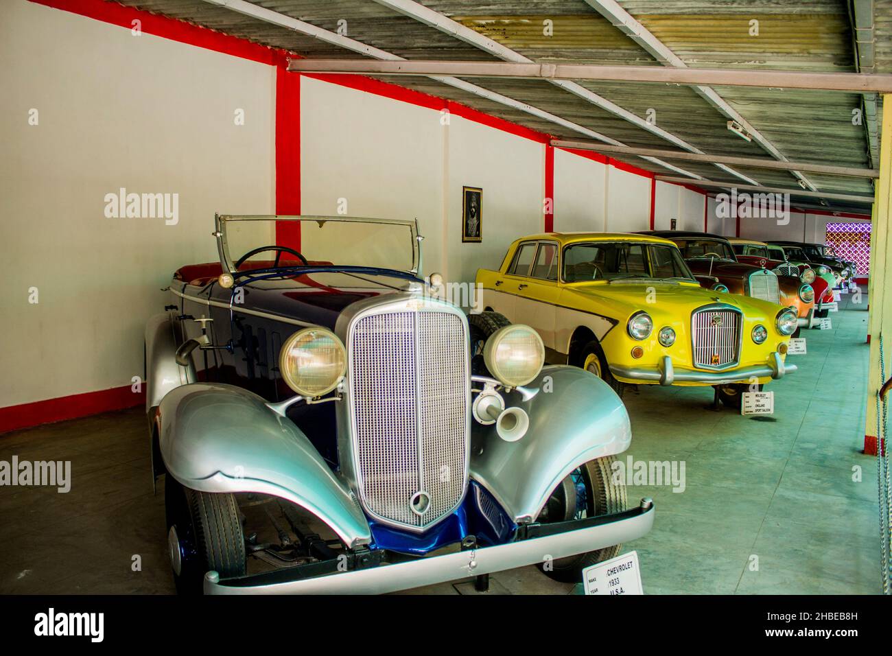 Auto World Vintage Car Museum Stock Photo - Alamy