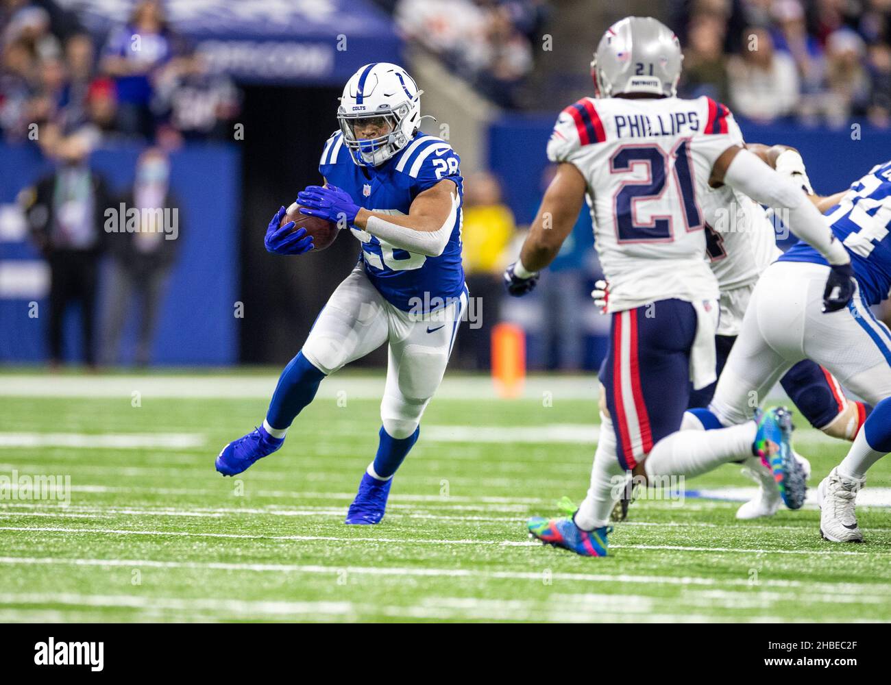 Indianapolis, Indiana, USA. 18th Dec, 2021. Indianapolis Colts running ...