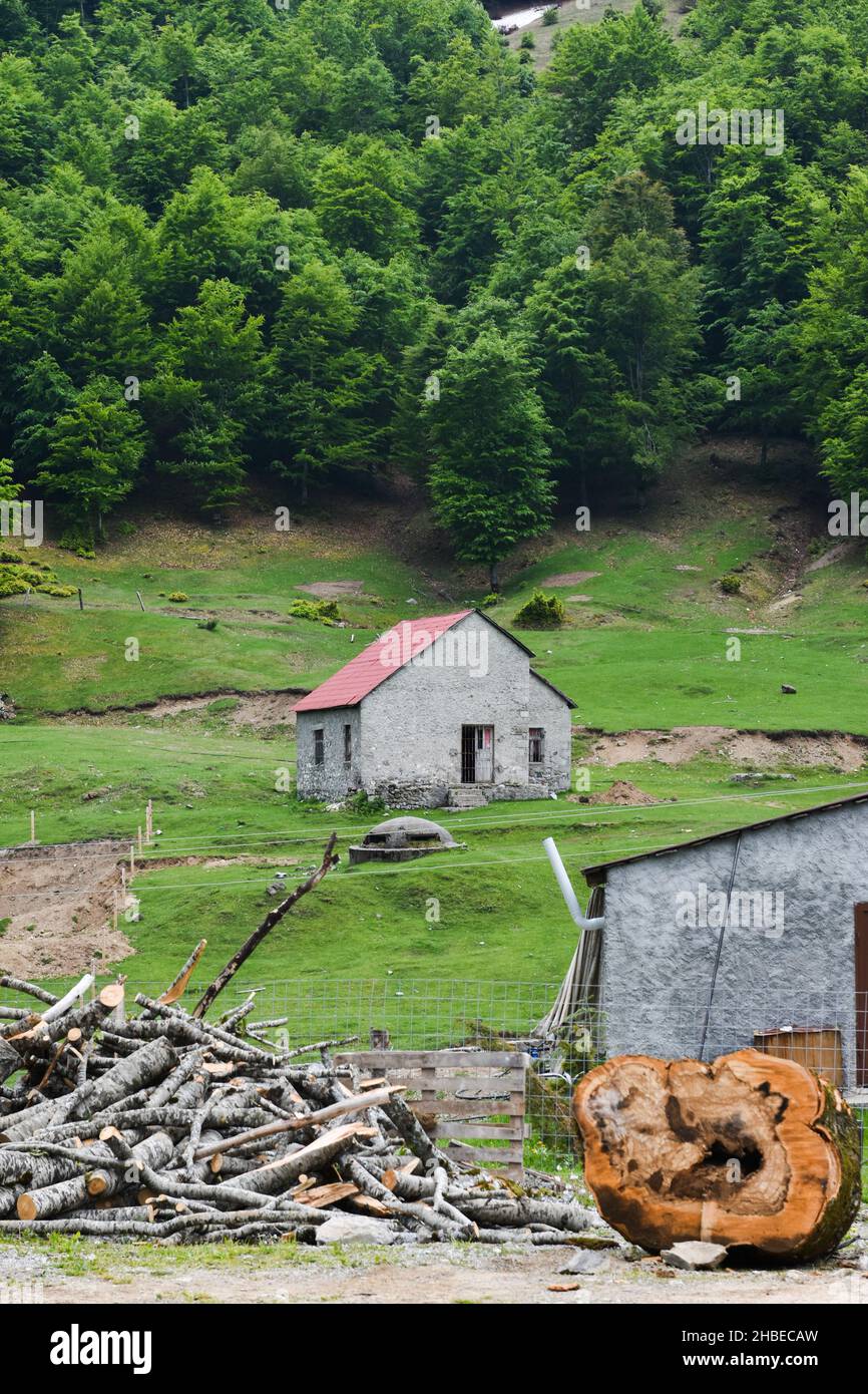 Albania national park village hi-res stock photography and images - Alamy