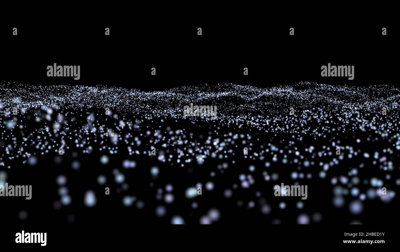 Blue or white waves with light showing through. Opening intro title ...