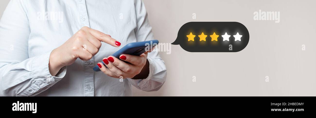 Star rating section hi-res stock photography and images - Alamy