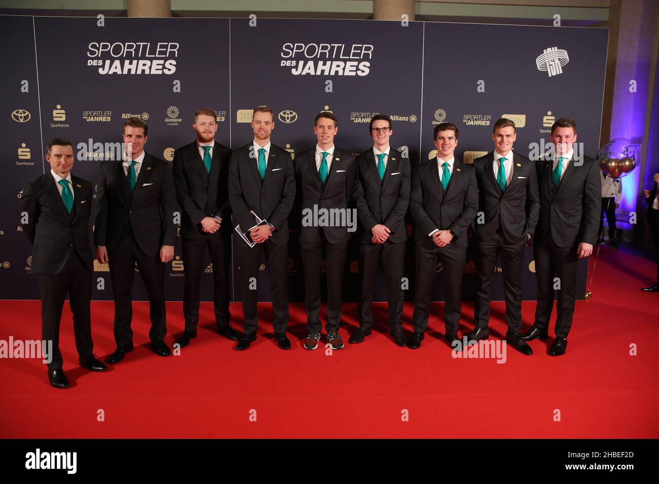 Baden Baden, Germany. 19th Dec, 2021. The rowers from the German Eight ...