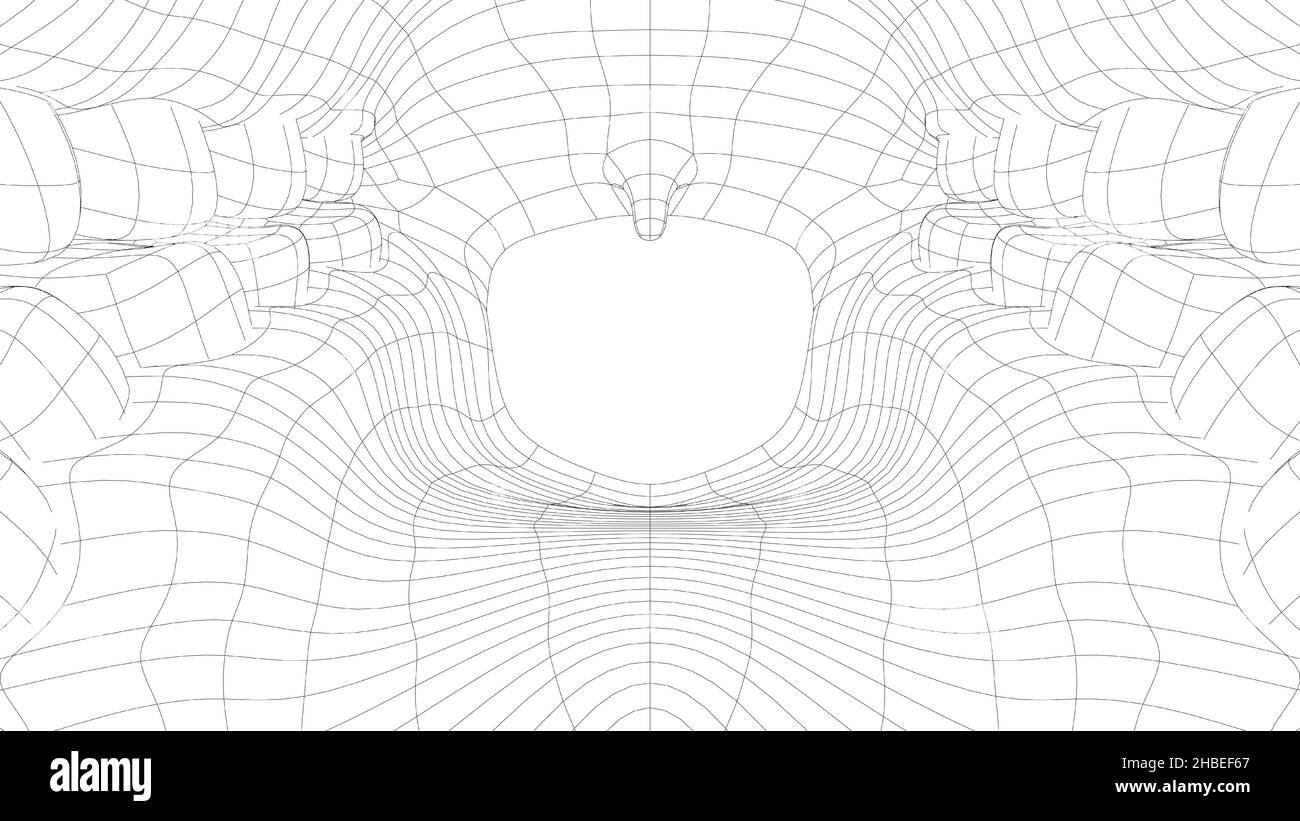 Wire-frame 3D teeth close up. Inside mouth Stock Photo - Alamy