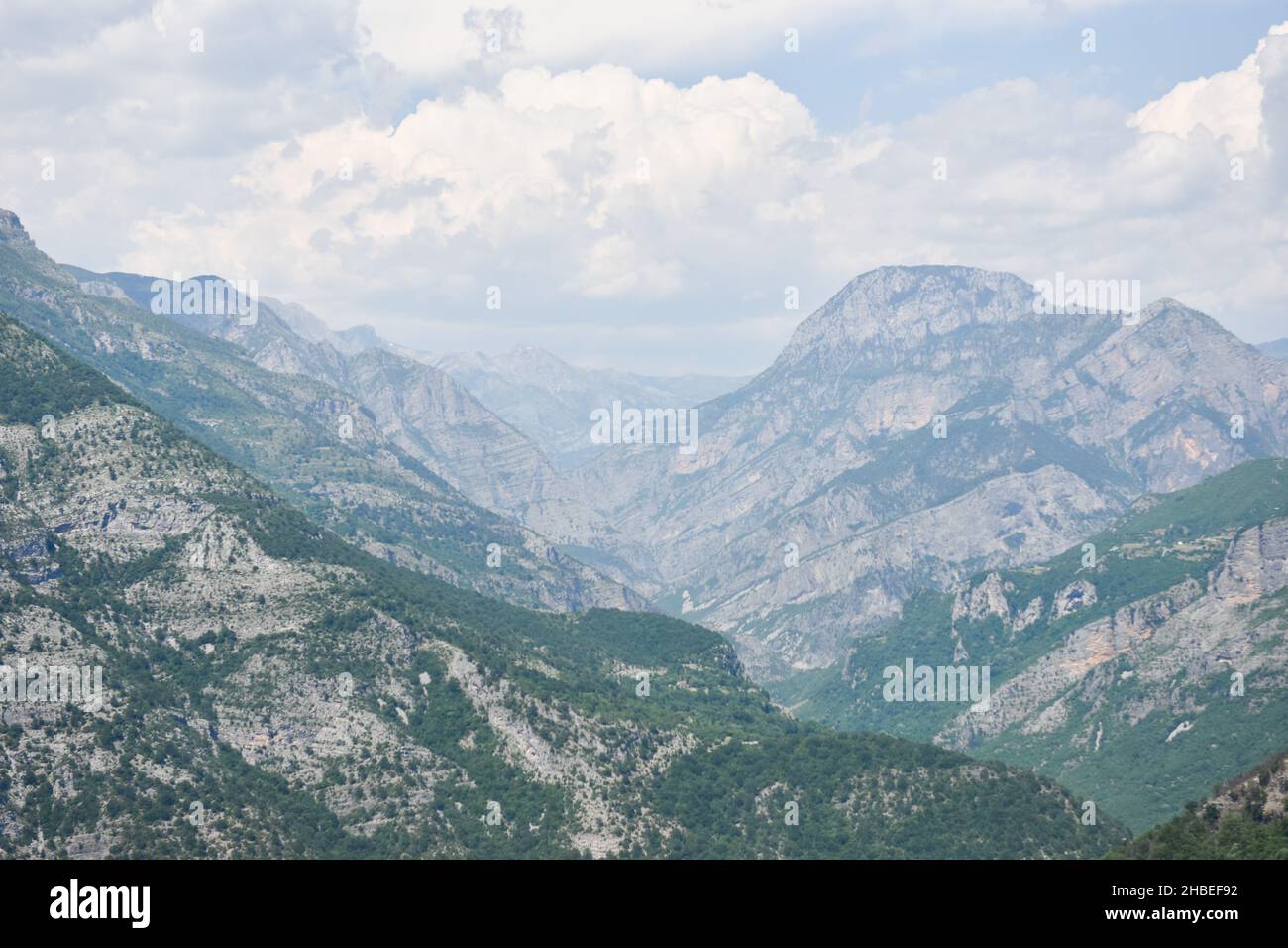 Northern Albanian mountains in Vermosh, Albania. Visit Albania Stock ...