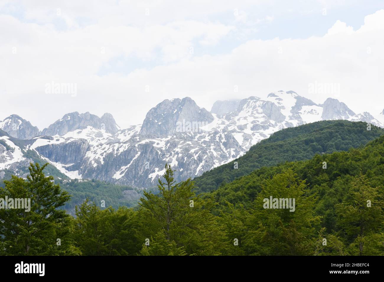 Albania mountain winter hi-res stock photography and images - Alamy