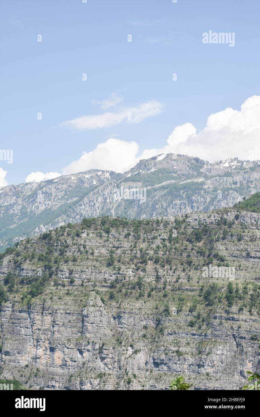 Northern Albanian mountains in Vermosh, Albania. Visit Albania Stock ...