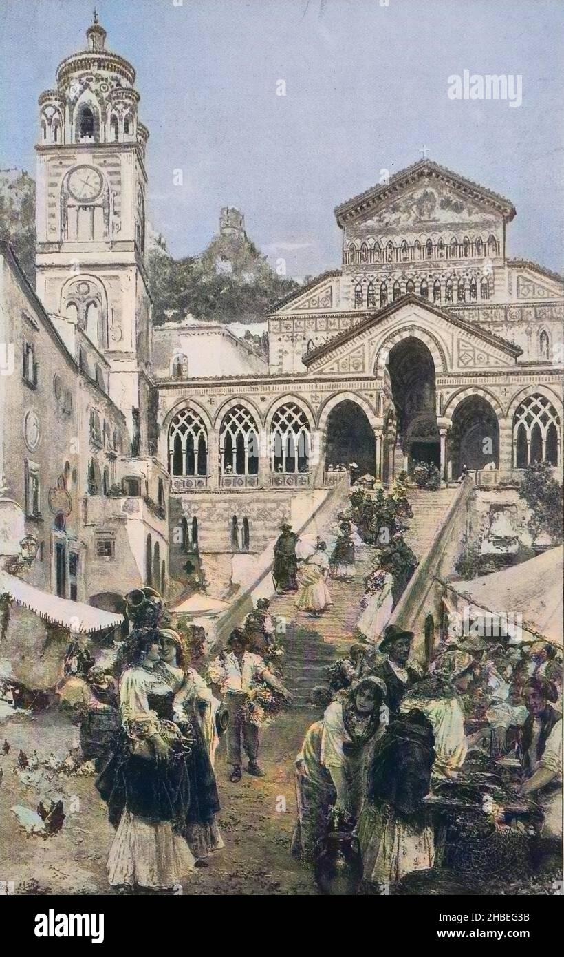 Food market italy 19th hi-res stock photography and images - Alamy