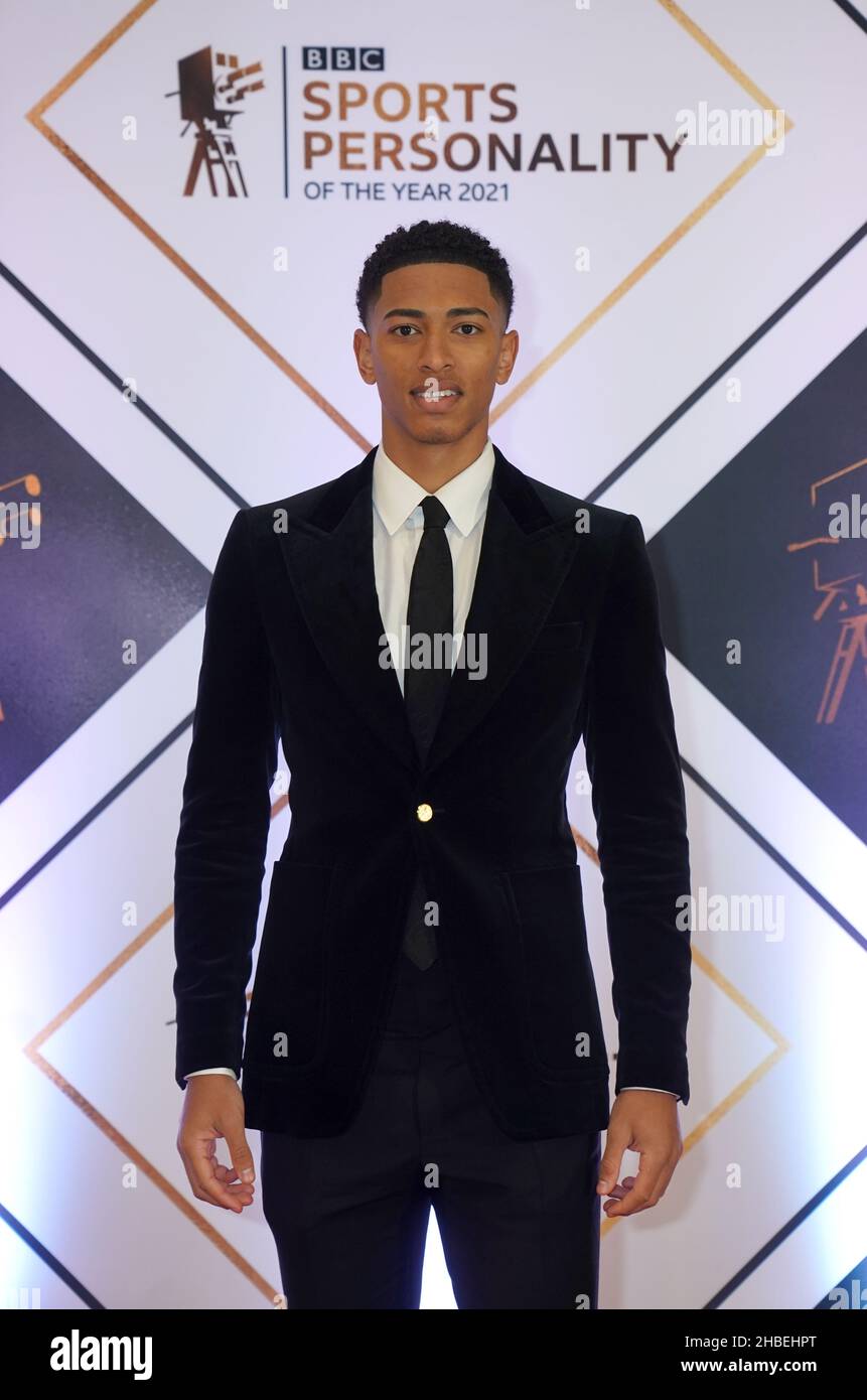 Jude Bellingham on the red carpet prior to the BBC Sports Personality ...
